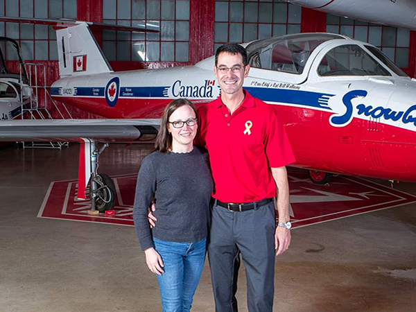 NAV CANADA employee inducted as honorary Snowbird